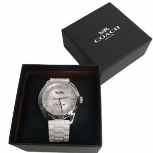 Coach Accessories | Watch Brown Monogram Leather Band | Poshmark